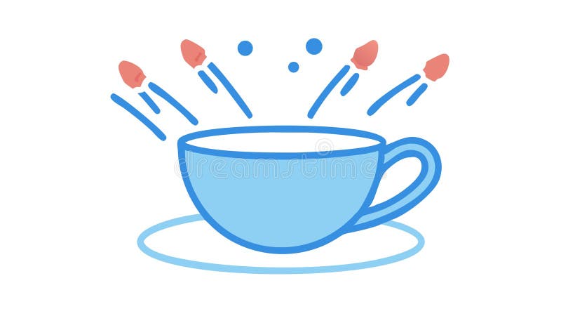 Bursting Tea Flavor: Energetic Beverage Experience, Vector Design ...