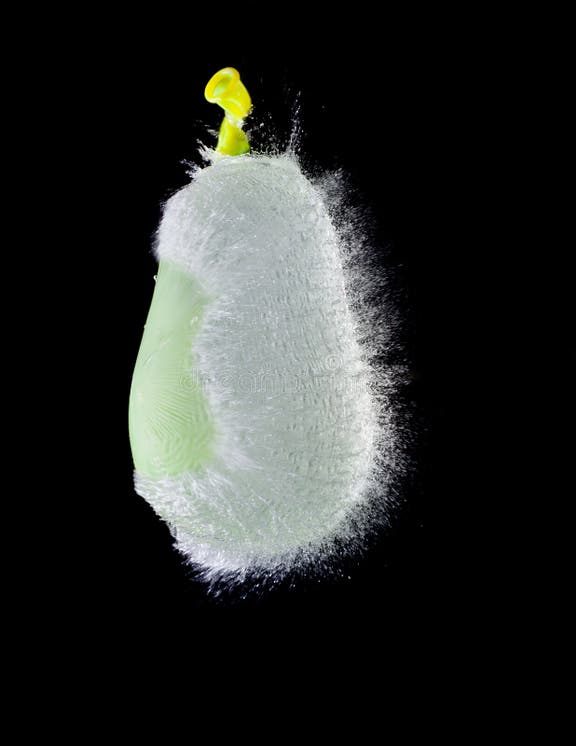Bursting water balloon stock photo. Image of moment, shape - 24634752