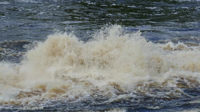 Bursts and Splashes of a Seething Water Stock Video - Video of surf ...