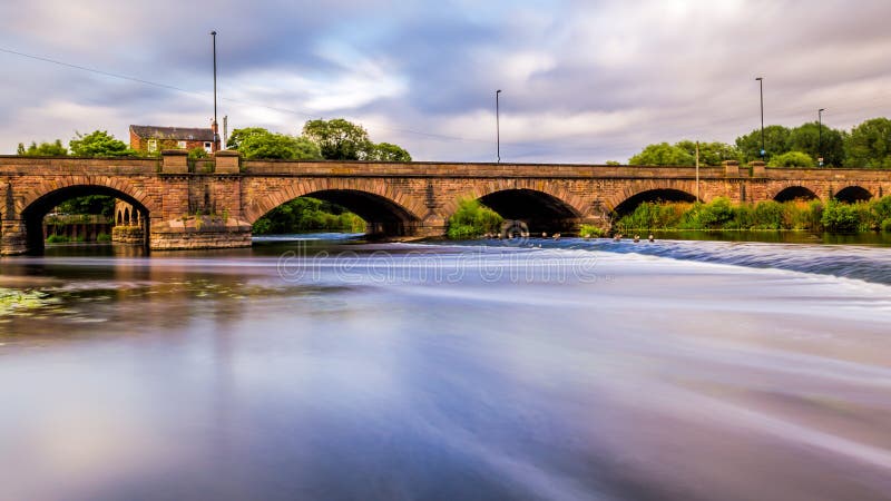 Burton Bridge stock image. Image of waterway, spans, european - 75792285
