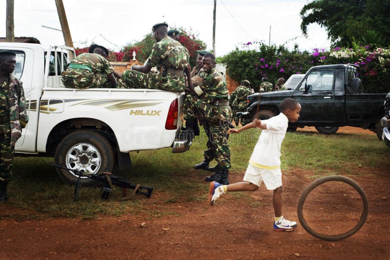 Burundi editorial stock photo. Image of officers, prayer - 14923803