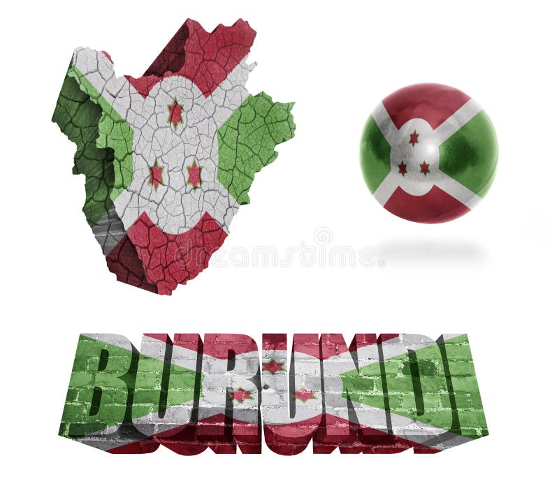Burundi Symbols stock illustration. Illustration of east - 100792976