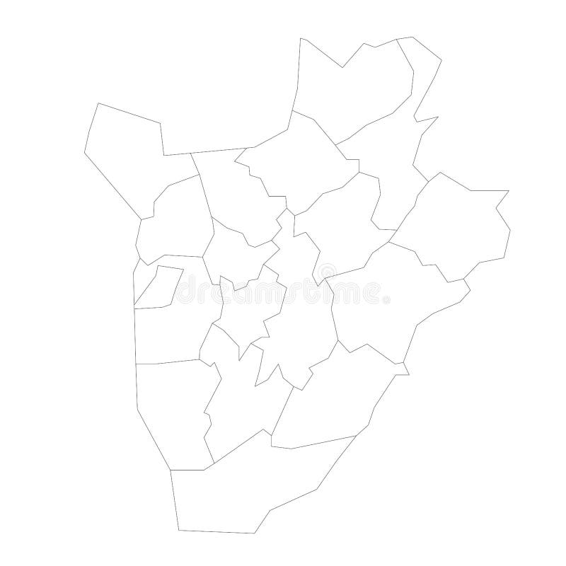 Burundi Political Map of Administrative Divisions Stock Illustration ... Burundi Political Map of Administrative Divisions Stock Illustration ...