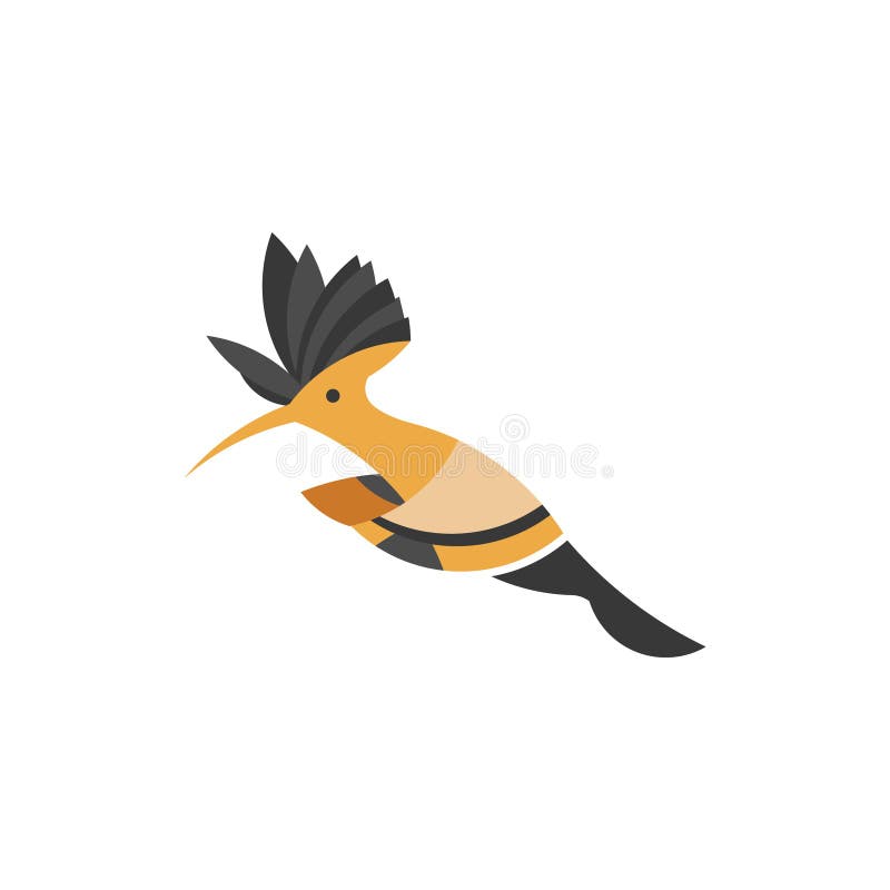 Unique Hud Bird Vector Graphic Illustration Stock Vector - Illustration ...