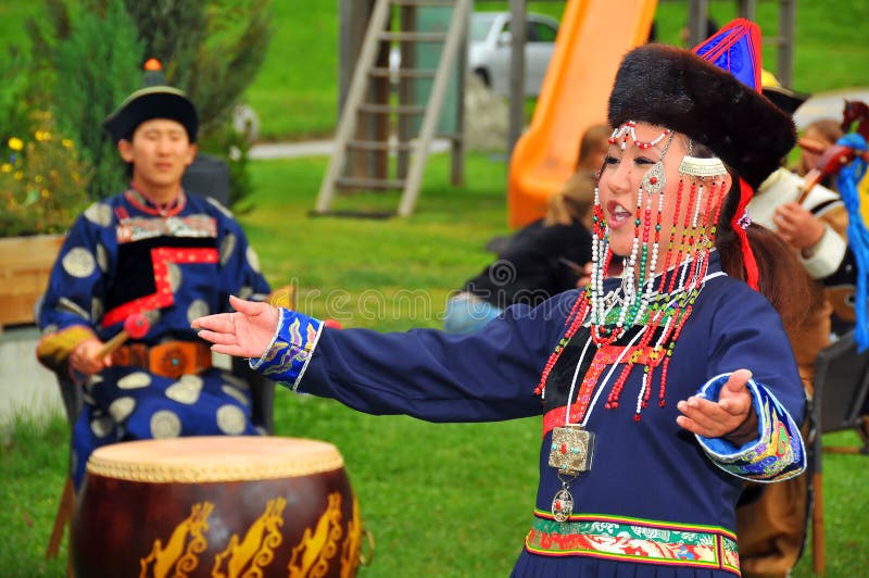 Buryat Dance Group editorial image. Image of exotic, oriental - 20741305