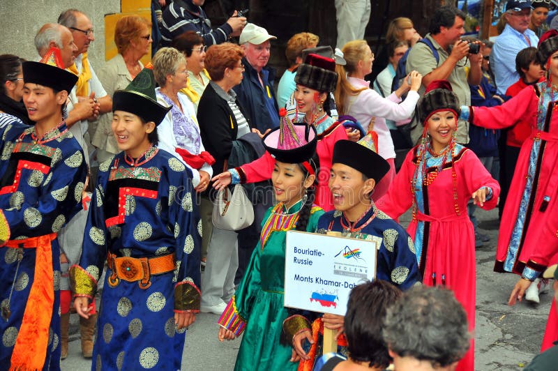 Buryat Dance Group editorial photography. Image of asian - 20756132