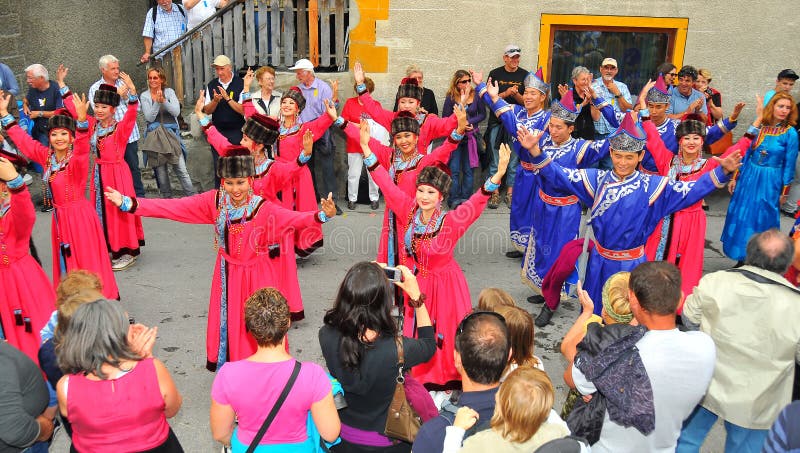 Buryat Dance Group editorial stock image. Image of music - 20809319