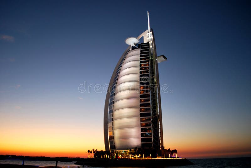 Burz-Al-Arab stock image. Image of burz, united, architecture - 13023893