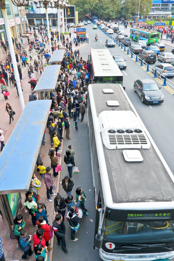 Bus editorial photo. Image of crowded, waiting, transport - 22531271