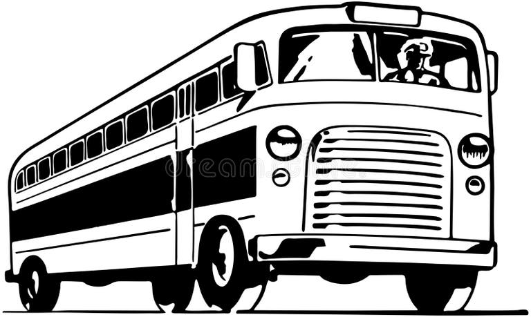 1950s Vintage Bus Stock Illustrations – 81 1950s Vintage Bus Stock ...