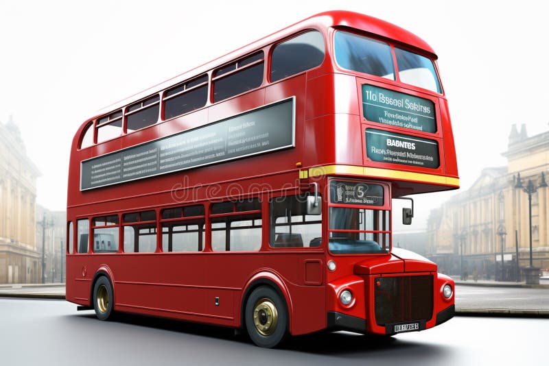 Bus Announcement System on White Background Stock Illustration ...