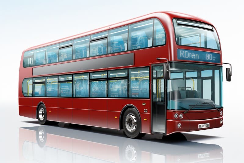 Bus Announcement System on White Background Stock Illustration ...