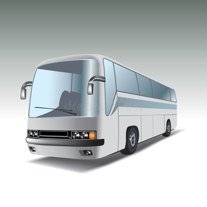 Bus stock vector. Illustration of tour, traffic, shuttle - 41825730