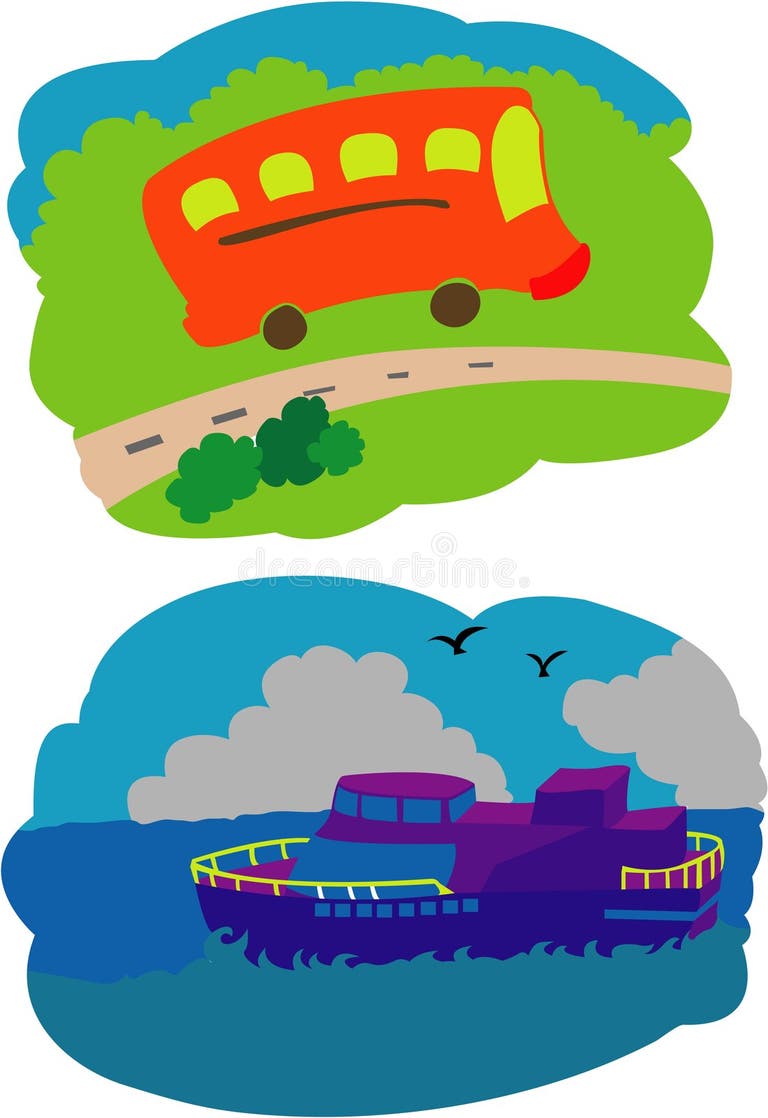 Bus Boat Stock Illustrations – 15,911 Bus Boat Stock Illustrations ...