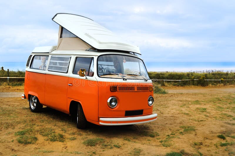 Camper stock image. Image of oldtimer, campsite, driving - 928461