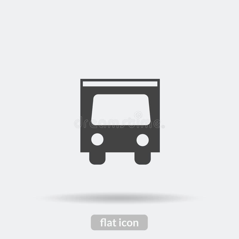 Bus Car Icon, Vector is Type EPS10 Stock Vector - Illustration of road ...