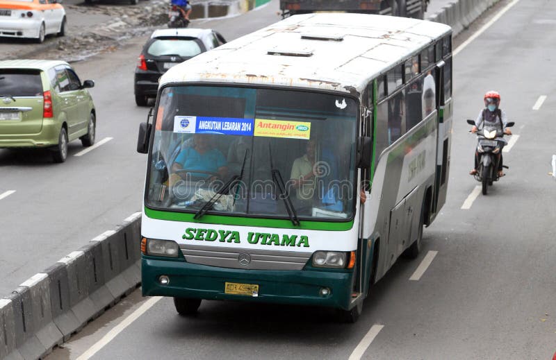Bus editorial photography. Image of move, city, java - 48981507