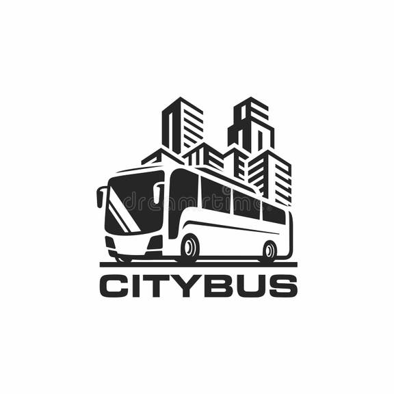 City bus logo stock vector. Illustration of road, fast - 268897276