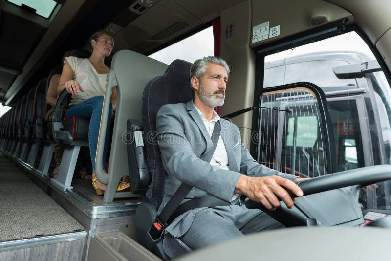 Bus or coach driver stock image. Image of coach, communication - 148032063