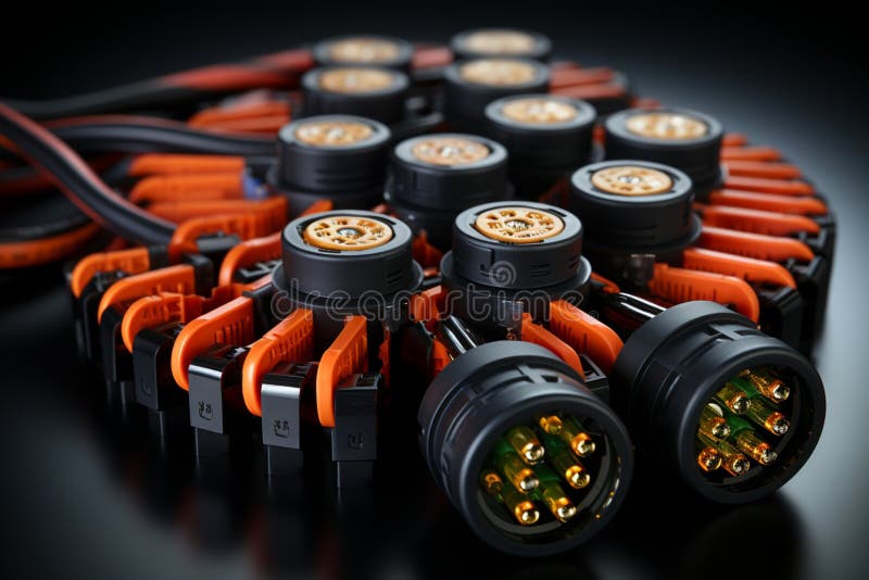 Bus Connectors stock illustration. Illustration of supply - 303007836