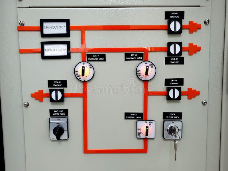 Electrical Single-line Diagram and Electromechanical Protection Relay ...
