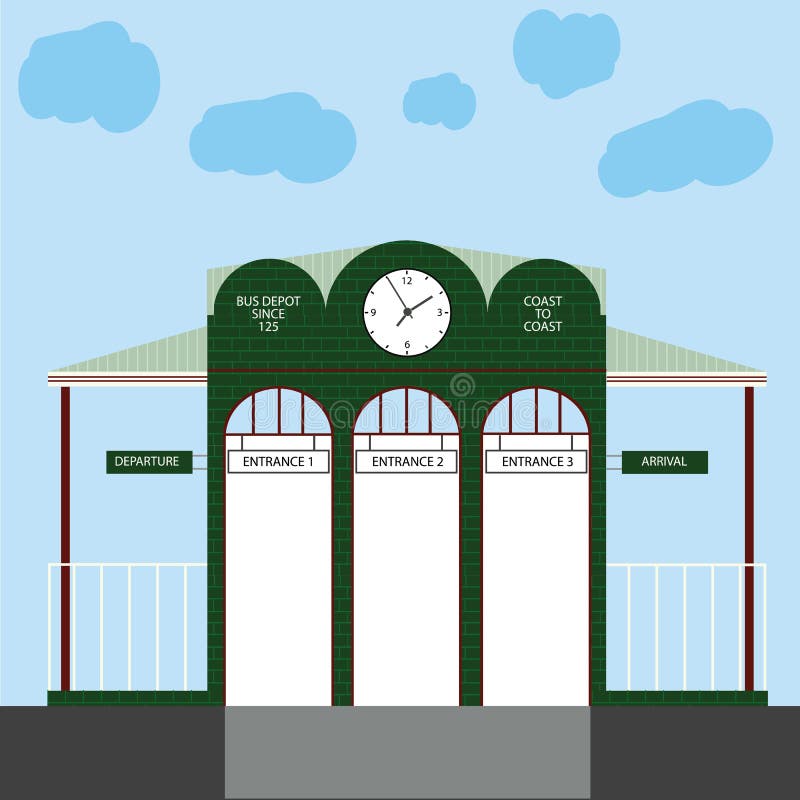 Bus Depot Stock Illustrations – 473 Bus Depot Stock Illustrations ...