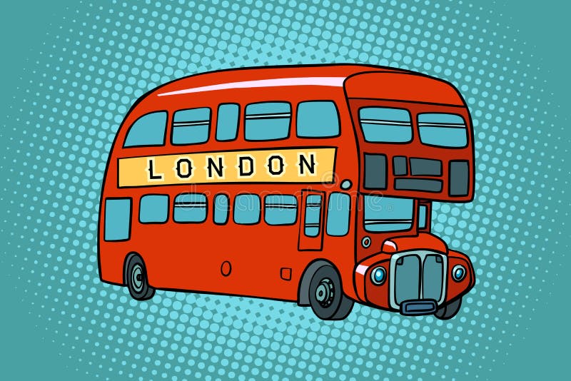 Disegno Di Vettore Del Bus Di Londra Illustrazione Vettoriale ...
