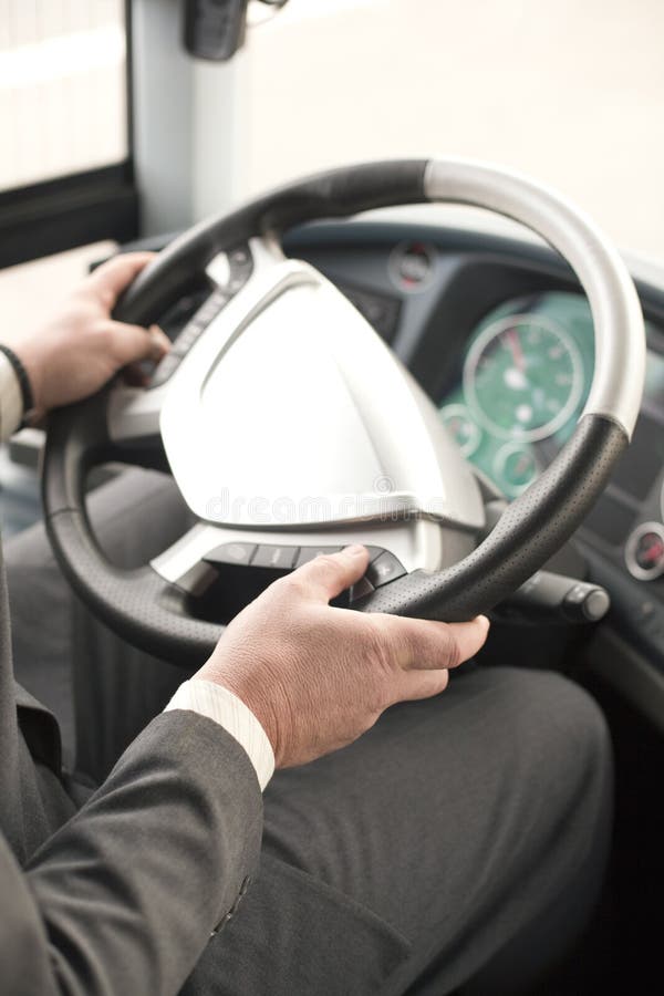 Bus driver stock image. Image of speedometer, window - 28604833