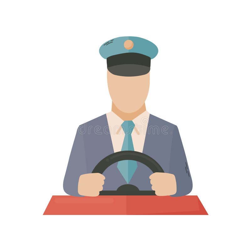 Bus Driver Wand Icon Clipart Logotype Isolated Vector Illustration ...