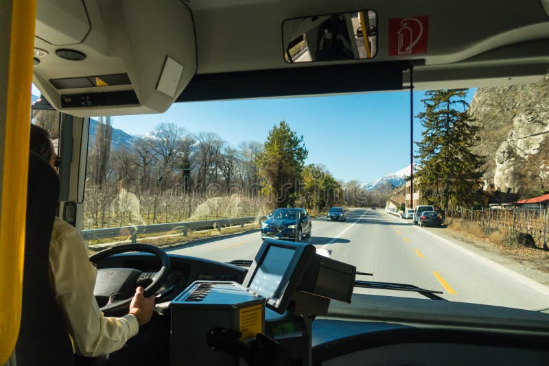 Bus driver at work stock image. Image of approve, male - 149729925