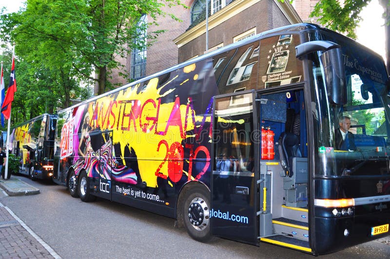 Bus editorial image. Image of gabled, european, tourism - 58058595