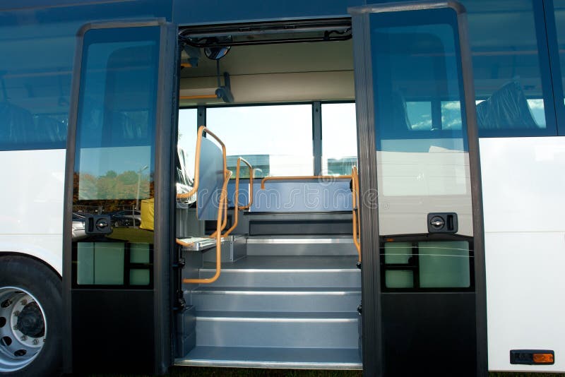 Bus Entrance stock photo. Image of door, entrance, access - 21493184