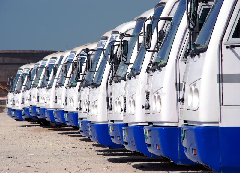 Bus Fleet stock photo. Image of passengers, import, bussess - 10063554