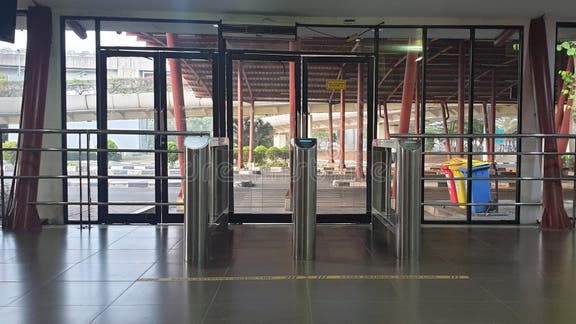 The bus gate stock photo. Image of waitingroom, gate - 232273634