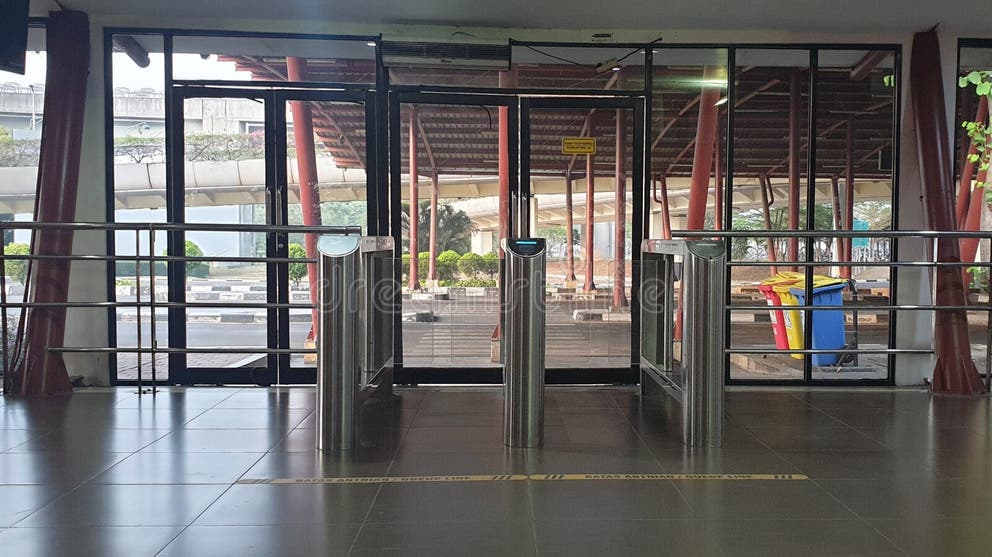 The bus gate stock photo. Image of waitingroom, gate - 232273634