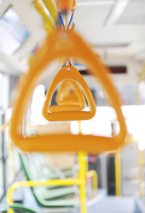 Bus handle stock photo. Image of equilibrium, public - 19757862