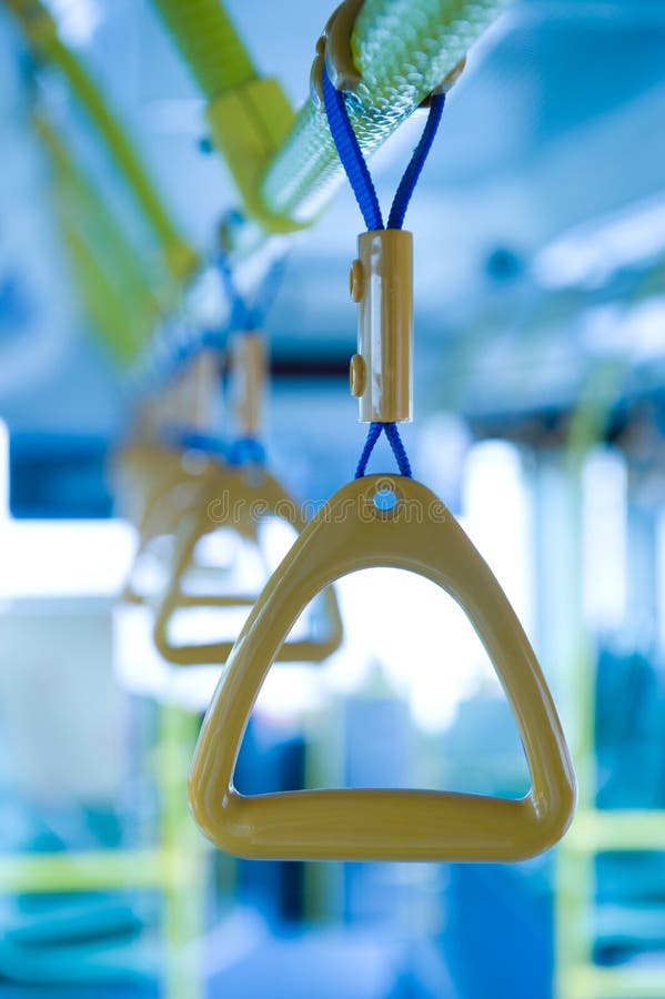 Bus handle stock photo. Image of colour, commute, railing - 19758832