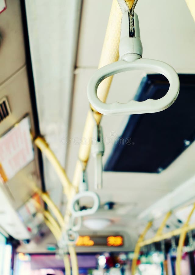 Bus handle stock photo. Image of interior, inside, handles - 57277354