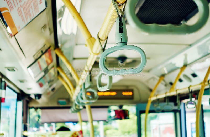 Bus handle interior stock image. Image of handles, handle - 57316599
