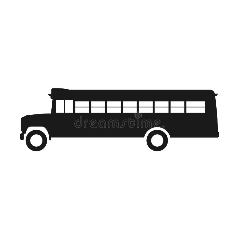 Bus Icon, Bus Side Icon Vector Stock Vector - Illustration of design ...