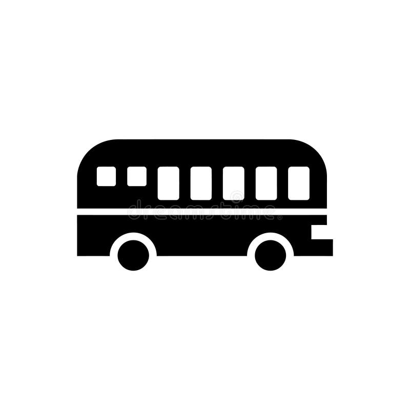 Bus icon stock vector. Illustration of sign, vector - 301222588