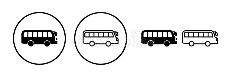Bus icon . bus vector icon stock vector. Illustration of station ...