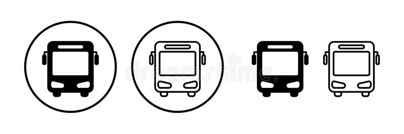 Bus icon . bus vector icon stock vector. Illustration of transportation ...