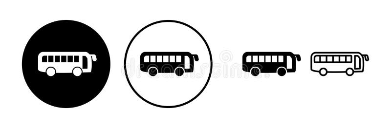 Bus icon . bus vector icon stock vector. Illustration of transportation ...