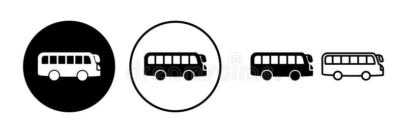 Bus icon . bus vector icon stock vector. Illustration of student ...