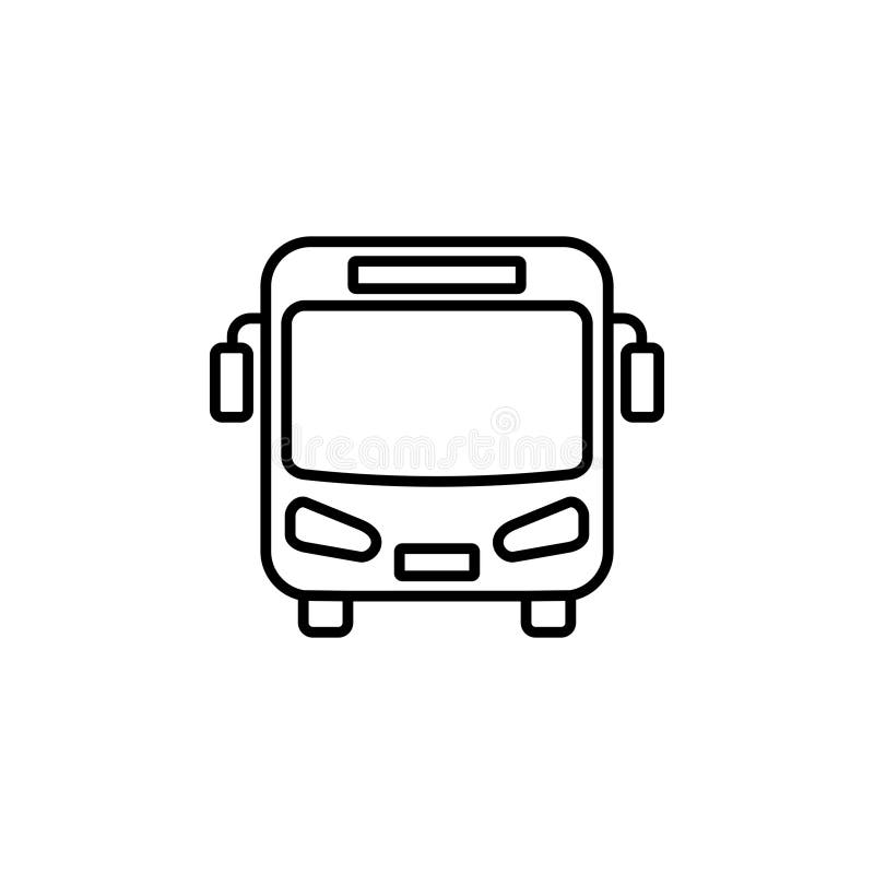 Bus icon . bus vector icon stock vector. Illustration of station ...