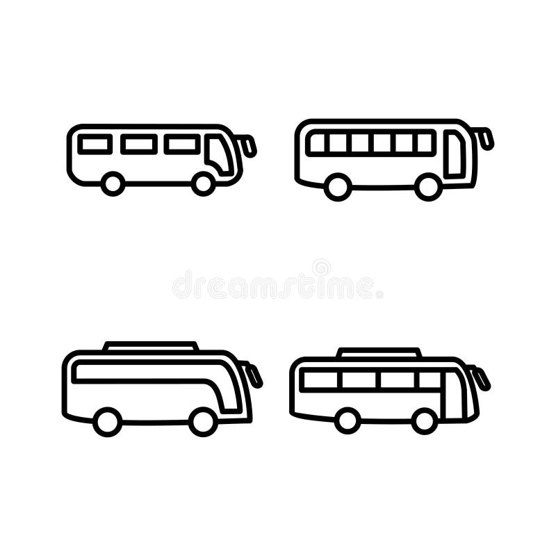 Bus icon . bus vector icon stock vector. Illustration of road - 287377445