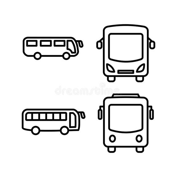 Bus icon . bus vector icon stock vector. Illustration of website ...