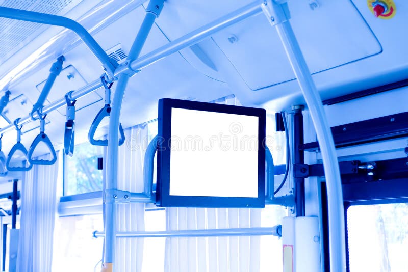 Bus interior stock photo. Image of marketing, infrastructure - 15432396