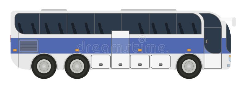 Bus for International Flights Large. Flat Style Stock Vector ...